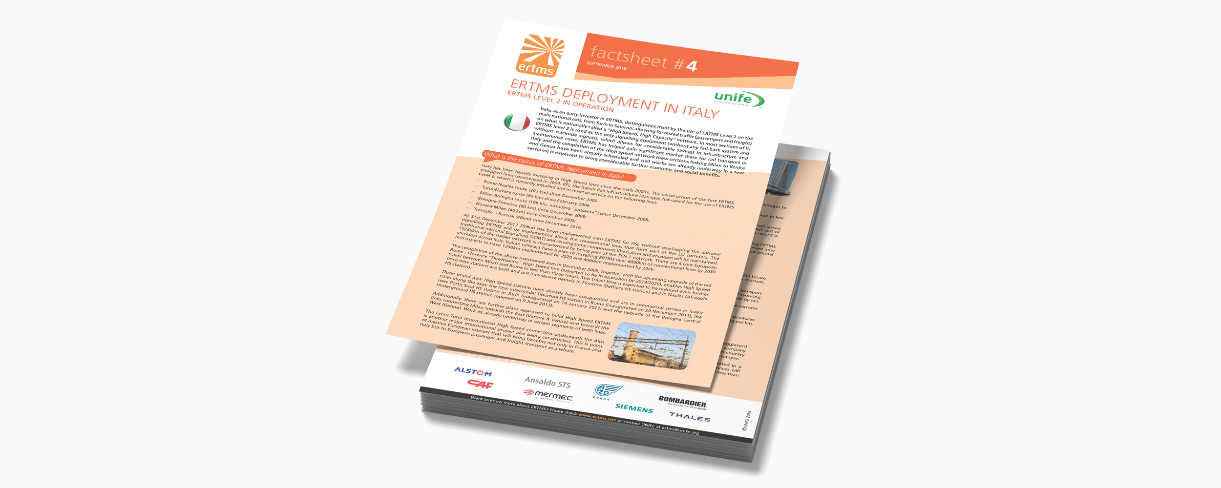 Ertms Deployment In Italy Ertms